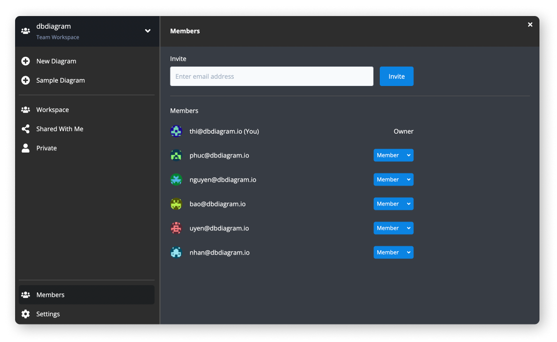 dbdiagram.io - Database Relationship Diagrams Design Tool
