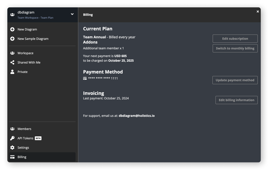 dbdiagram.io - Database Relationship Diagrams Design Tool